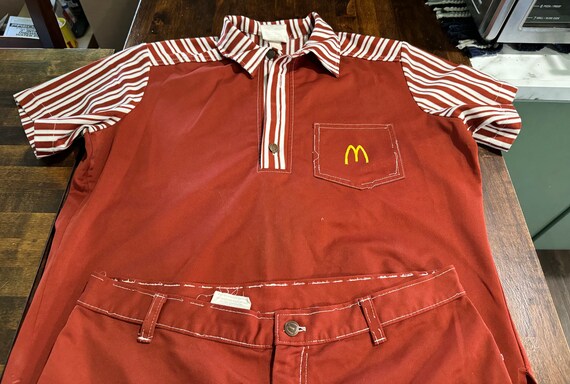 1970s Rare McDonalds Employee Uniform Stan Herman Shi… - Gem
