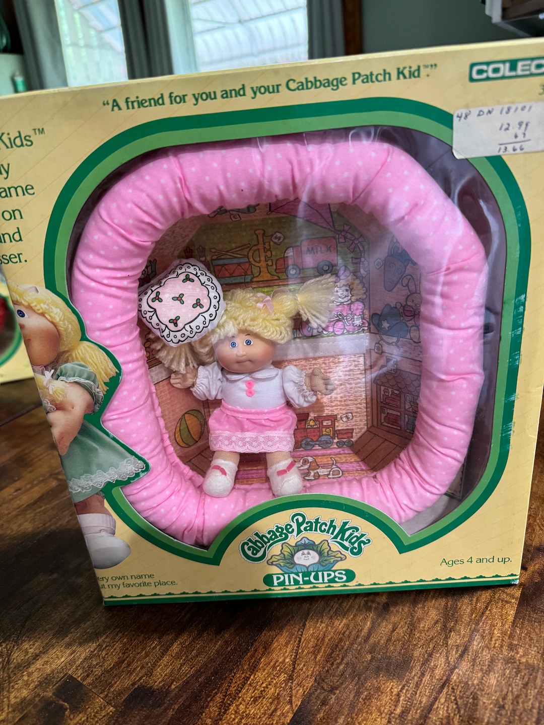 1983 Adorable Cabbage Patch Pin up Doll IOB HTF Susie Caryn and Her Toy ...