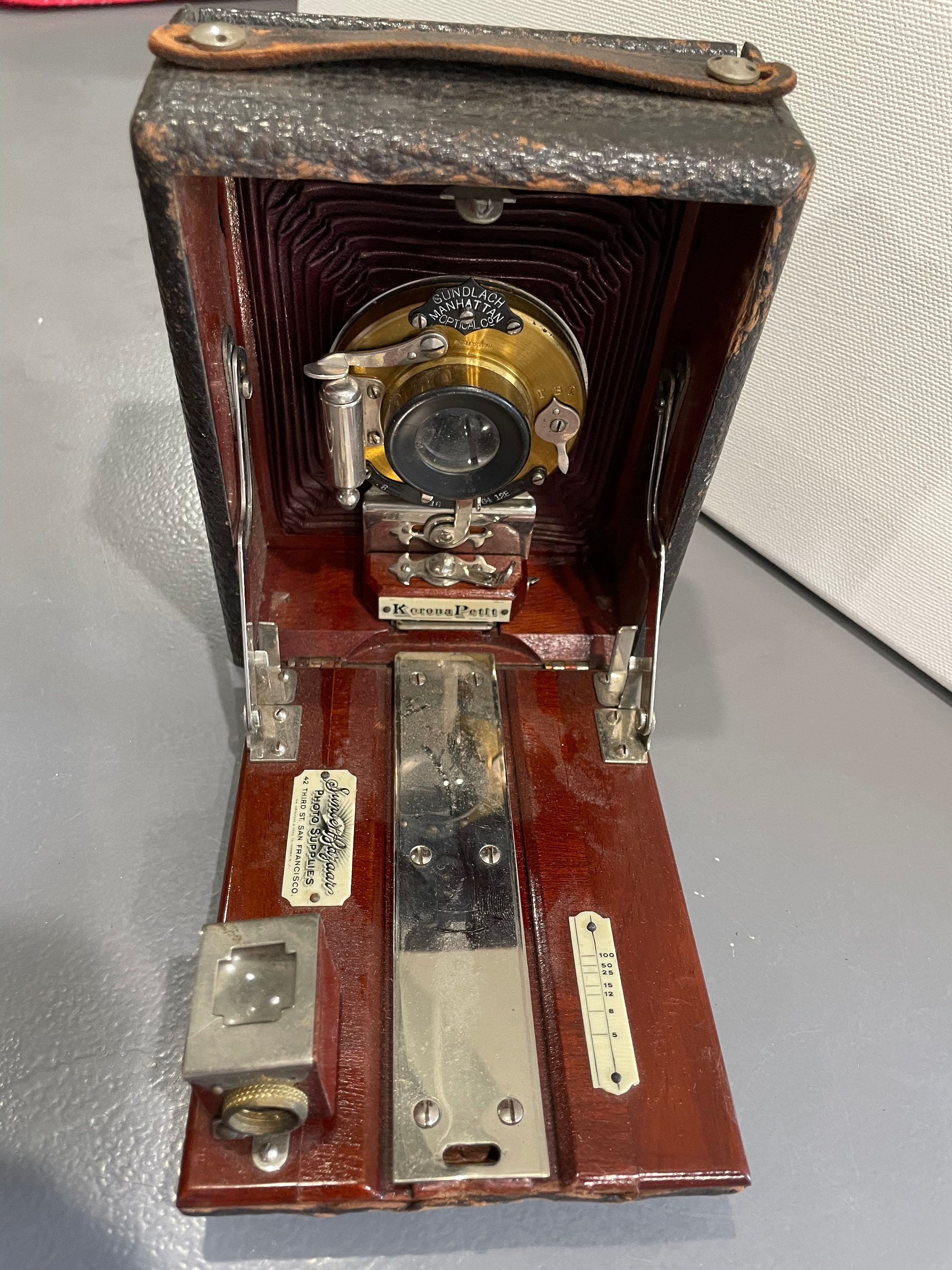 Rare 1905 Korona Petit Folding Camera by Gundlach Optical Company - Etsy