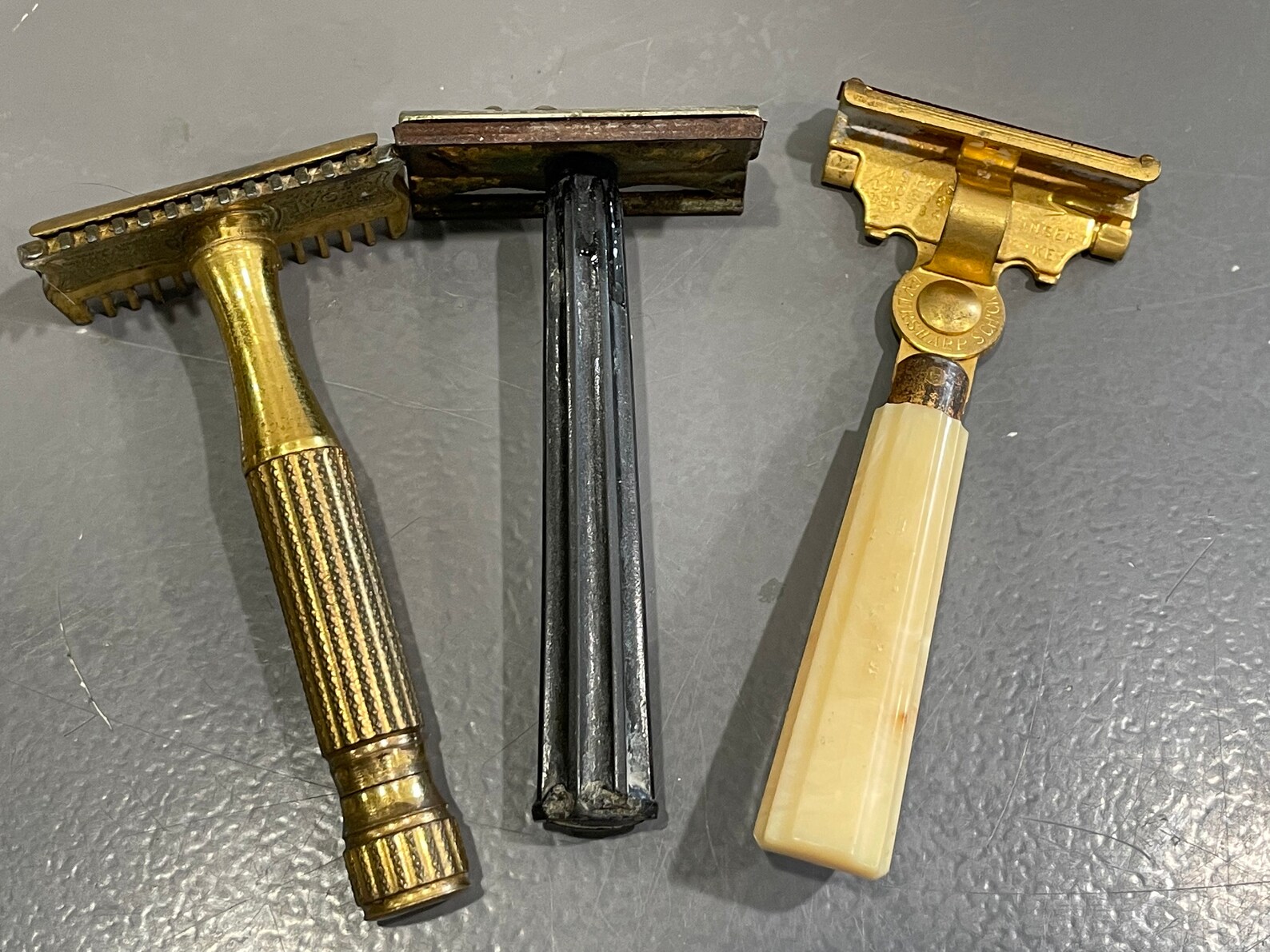 1930's Qty of 3 Safety Razors Bakelite Handles Gilette, Shick, Segal - Etsy