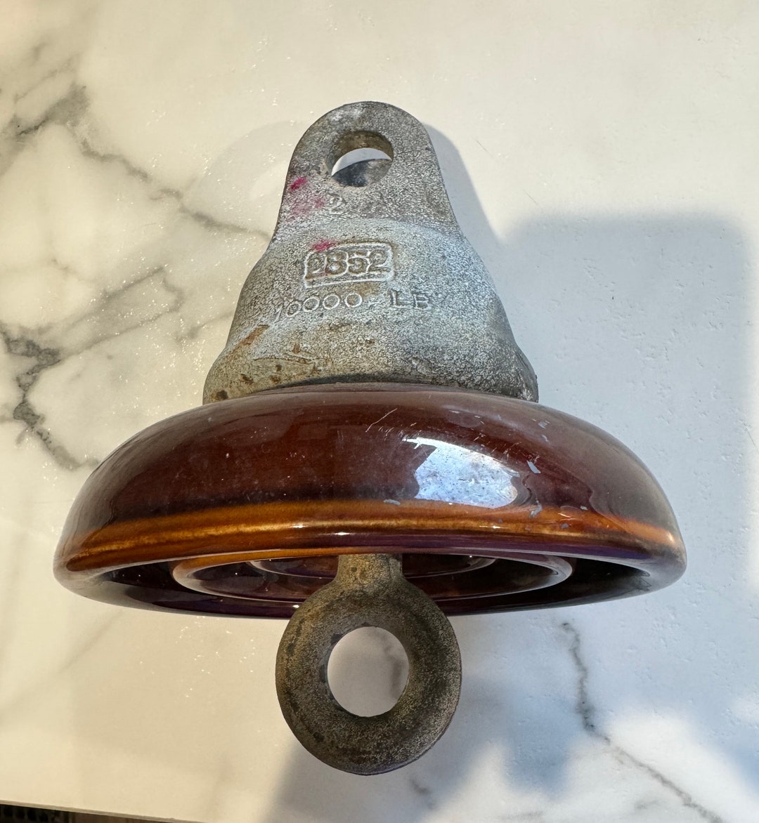 Rare 1958 X-large Insulator High Voltage Suspension Insulator 10,000 Lbs PP INC - Etsy