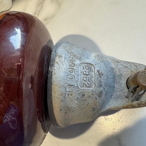 Rare 1958 X-large Insulator High Voltage Suspension Insulator 10,000 ...