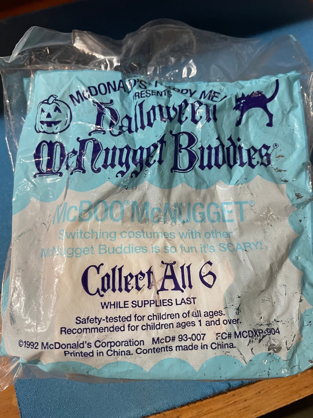1992 Mcdonalds Halloween Mcboo Ghost Mcnugget MIP - Etsy