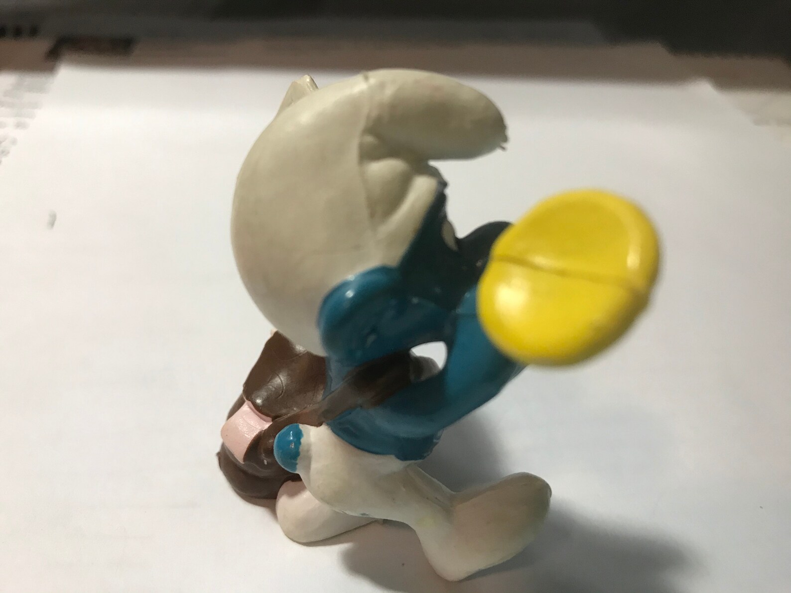 Smurf Mailman PVC Toy Figurine 1978 - Etsy
