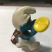 Smurf Mailman PVC Toy Figurine 1978 - Etsy