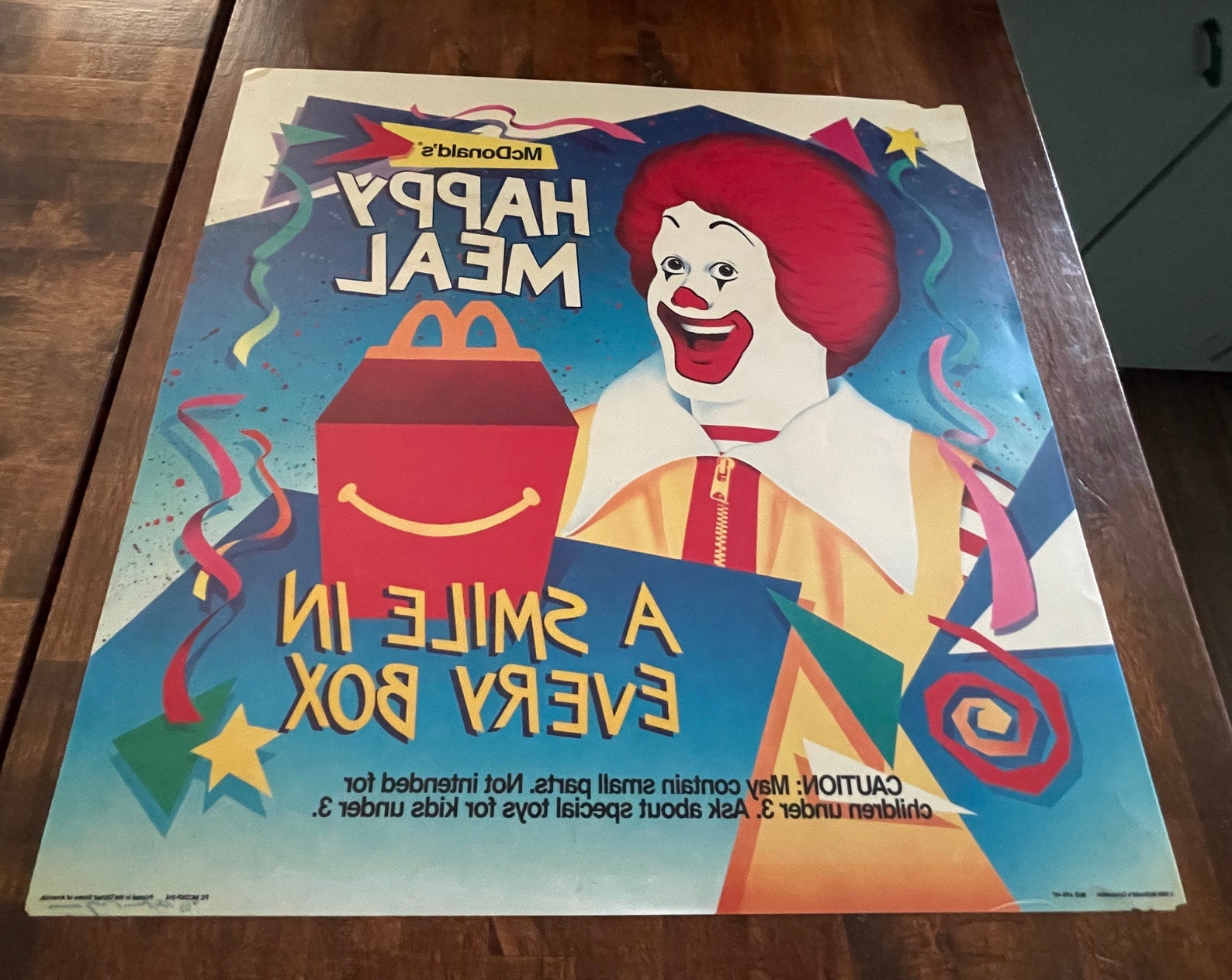 1989 Very Rare Mcdonalds Happy Meal A Smile in Every Box - Etsy