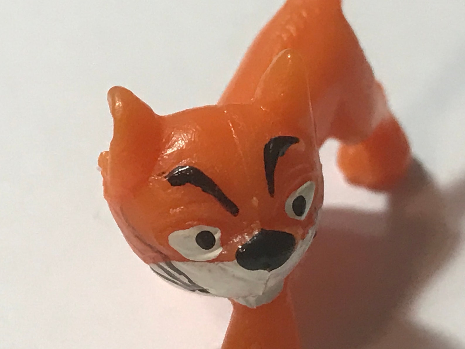 Gargamel's Cat Azrael With Cut Out Ear PVC Toy Figurine - Etsy