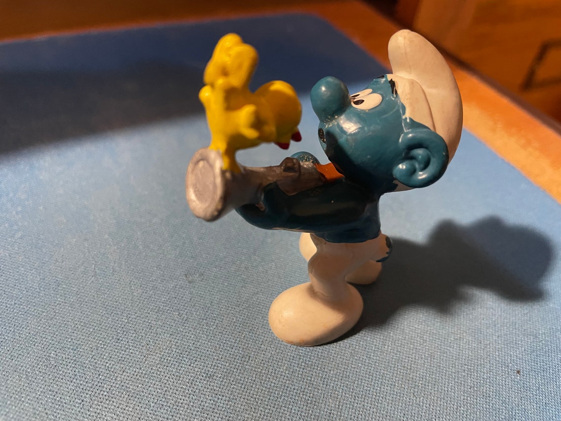 1978 Smurf Hunter PVC Toy Figurine - Etsy