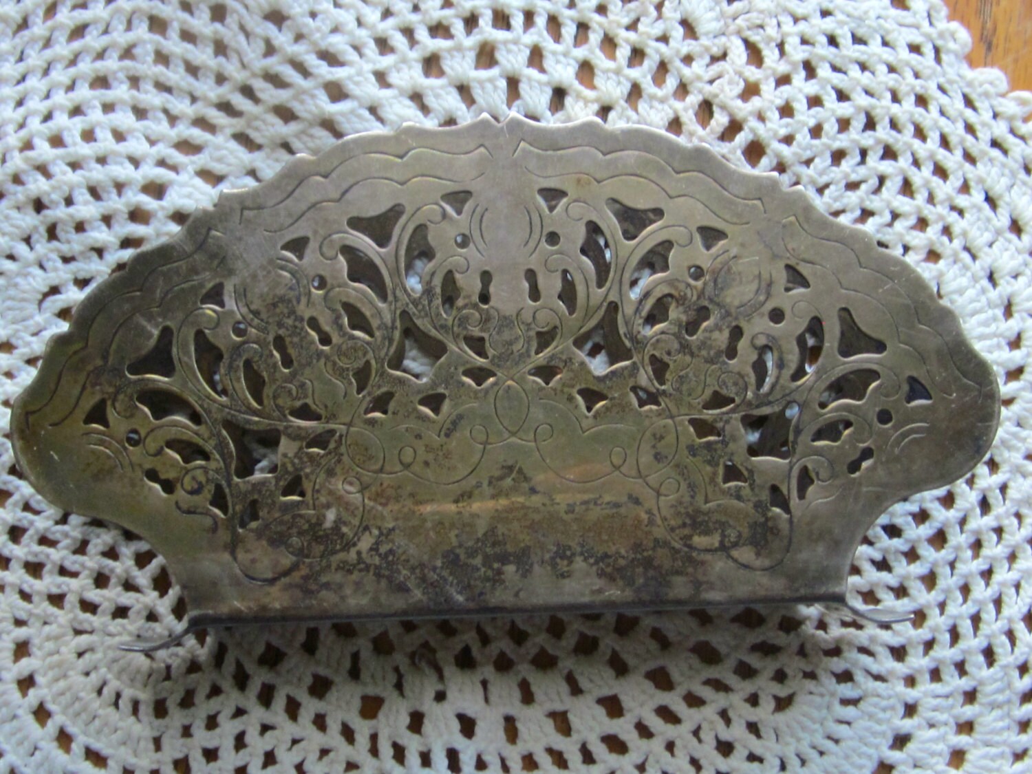 William Adams Silverplate Napkin Holder Made in Italy - Etsy