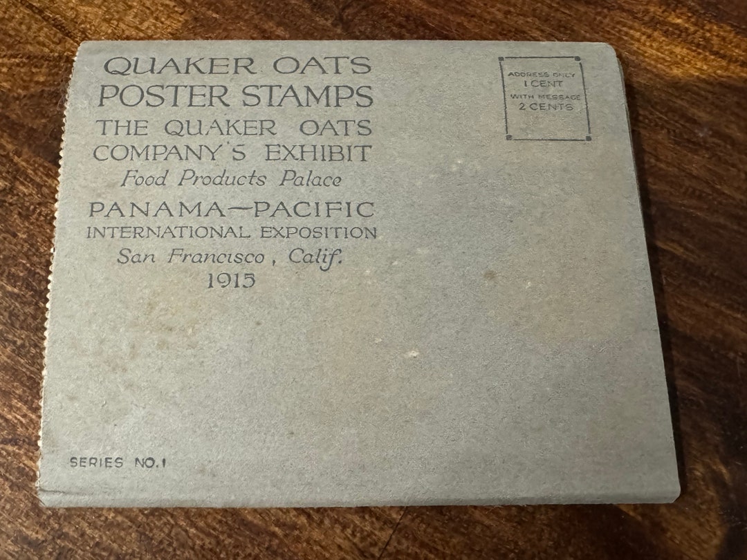 1915 Quaker Oats Poster Stamps in Original Packet 12 Stamps Total - Etsy
