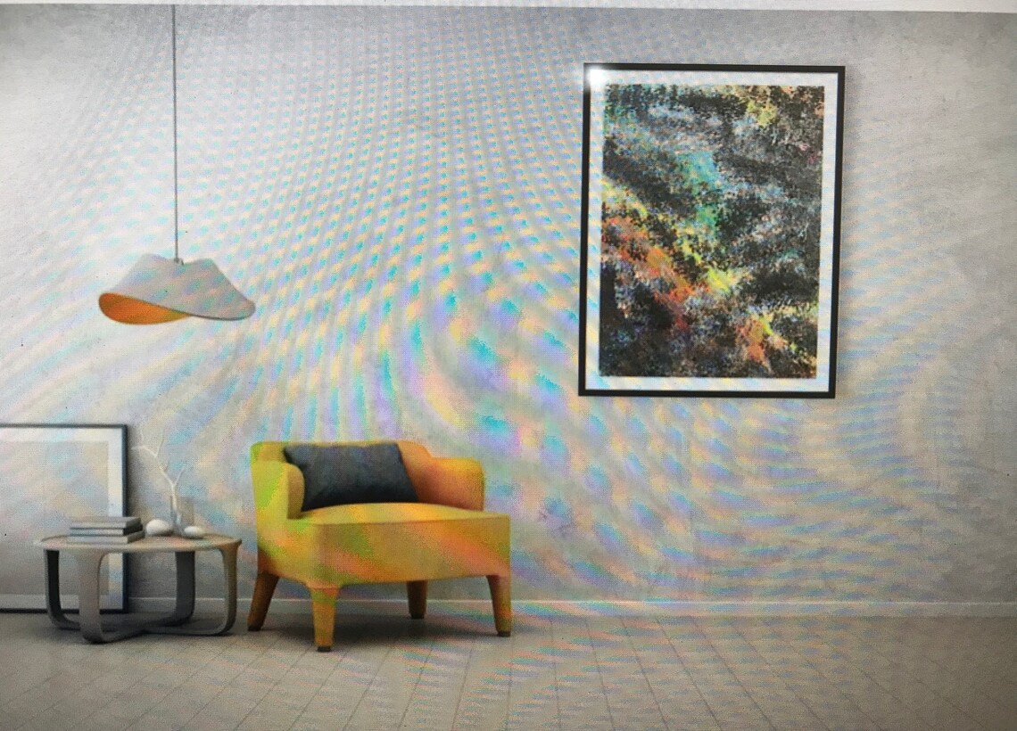 Original Acrylic Sponge Painting god's Rainbow - Etsy