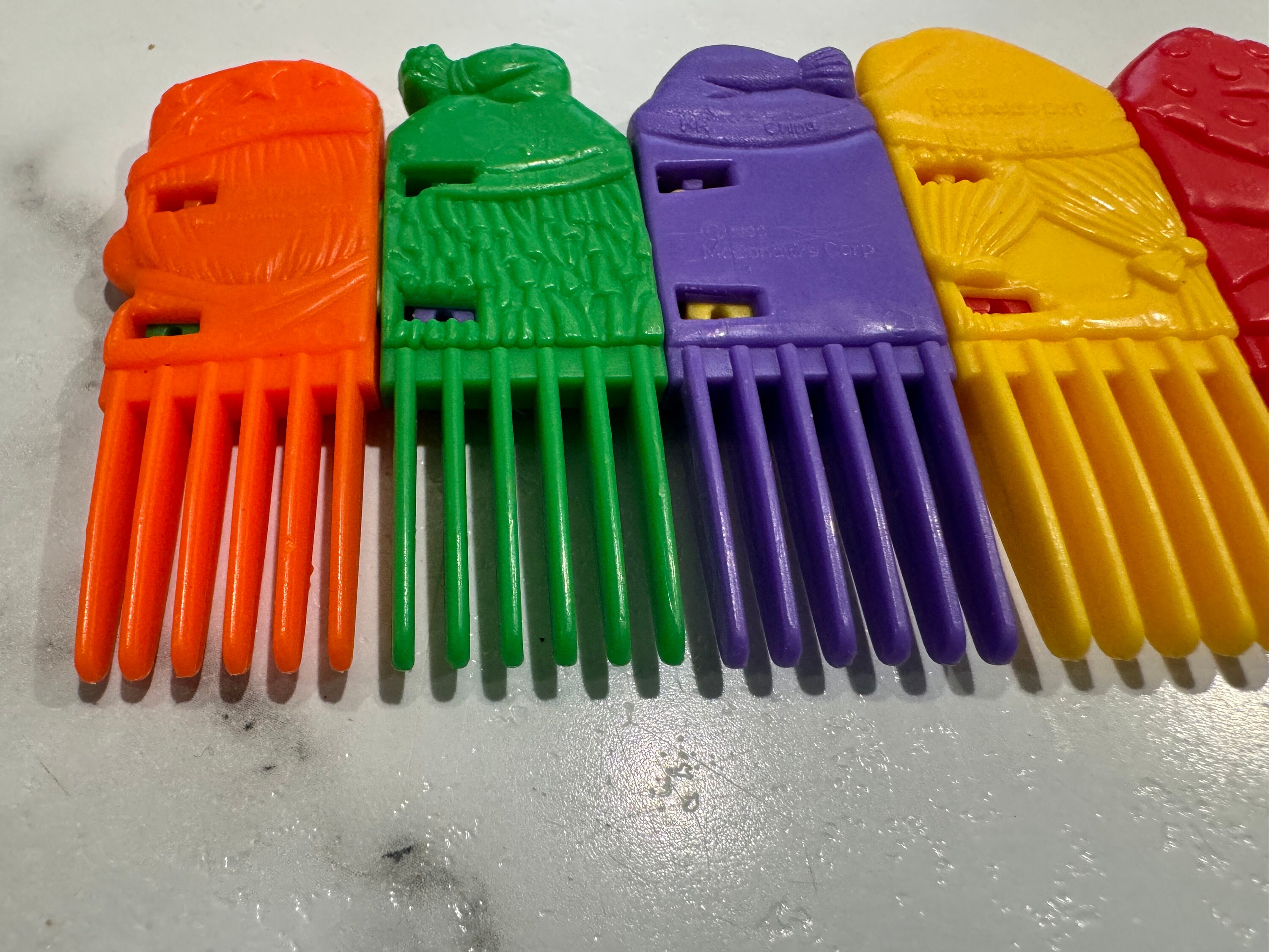 1990 Mcdonalds Character 5 Colors Snap Together Comb - Etsy