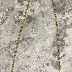 Vintage Red Stone Gold Chain Necklace - Etsy
