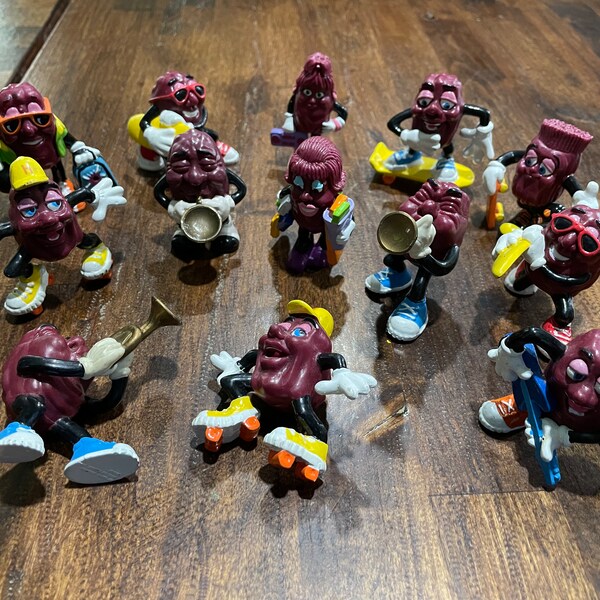 Raisin Men Figurines - Etsy