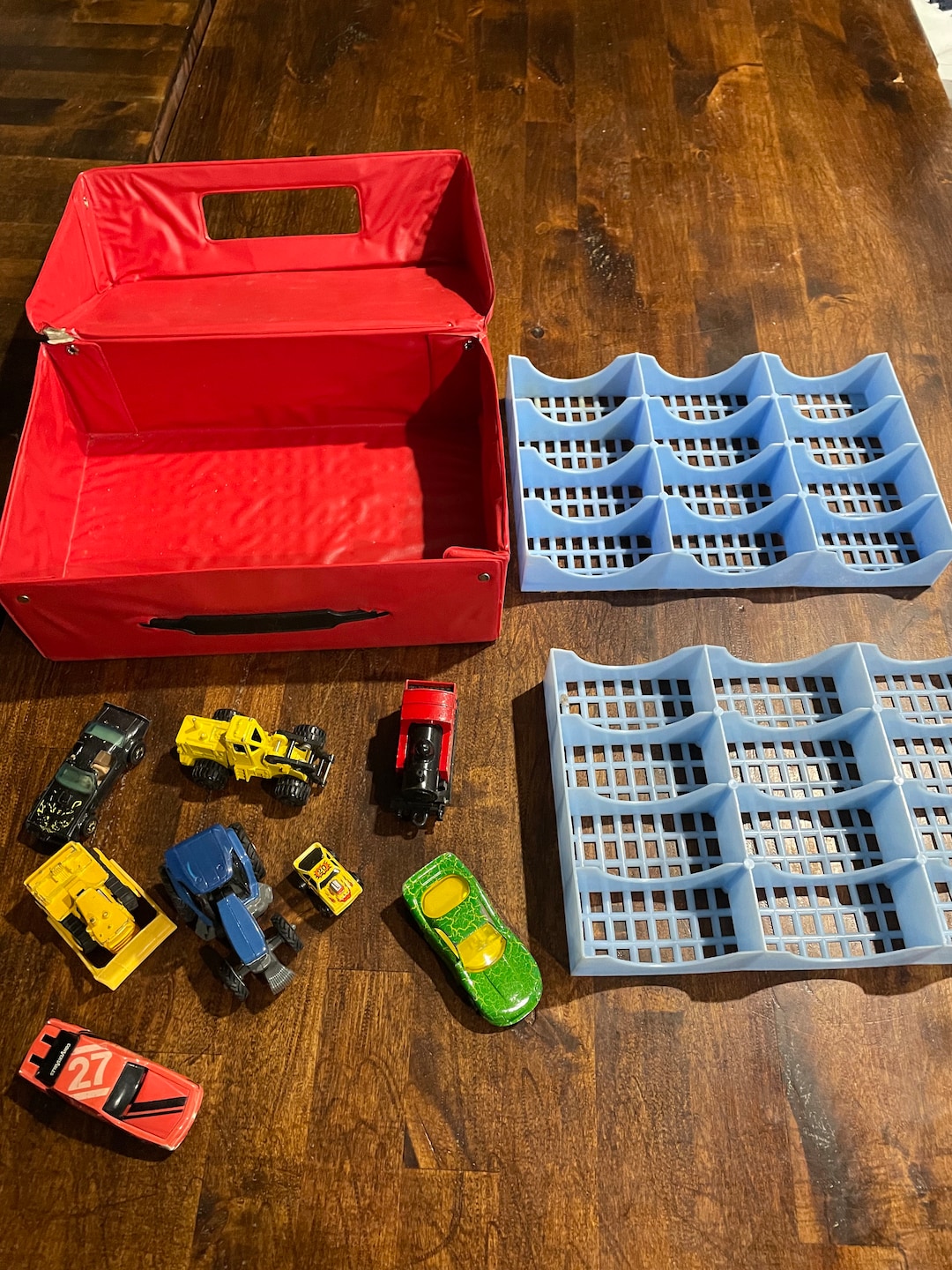 1980s Tara Toy Corp Toy Car Carrying Case Plus 8 Vehicles - Etsy