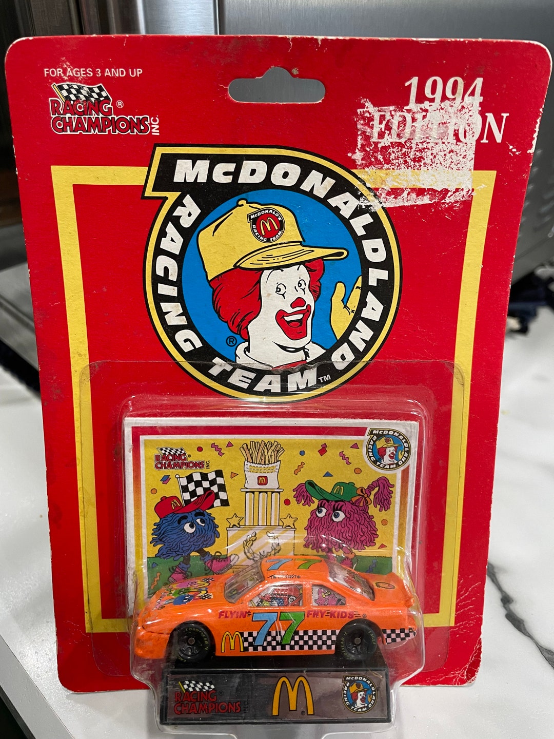 1994 Racing Champions Mcdonald's Fry Kids Die Cast Car Mint in Package ...