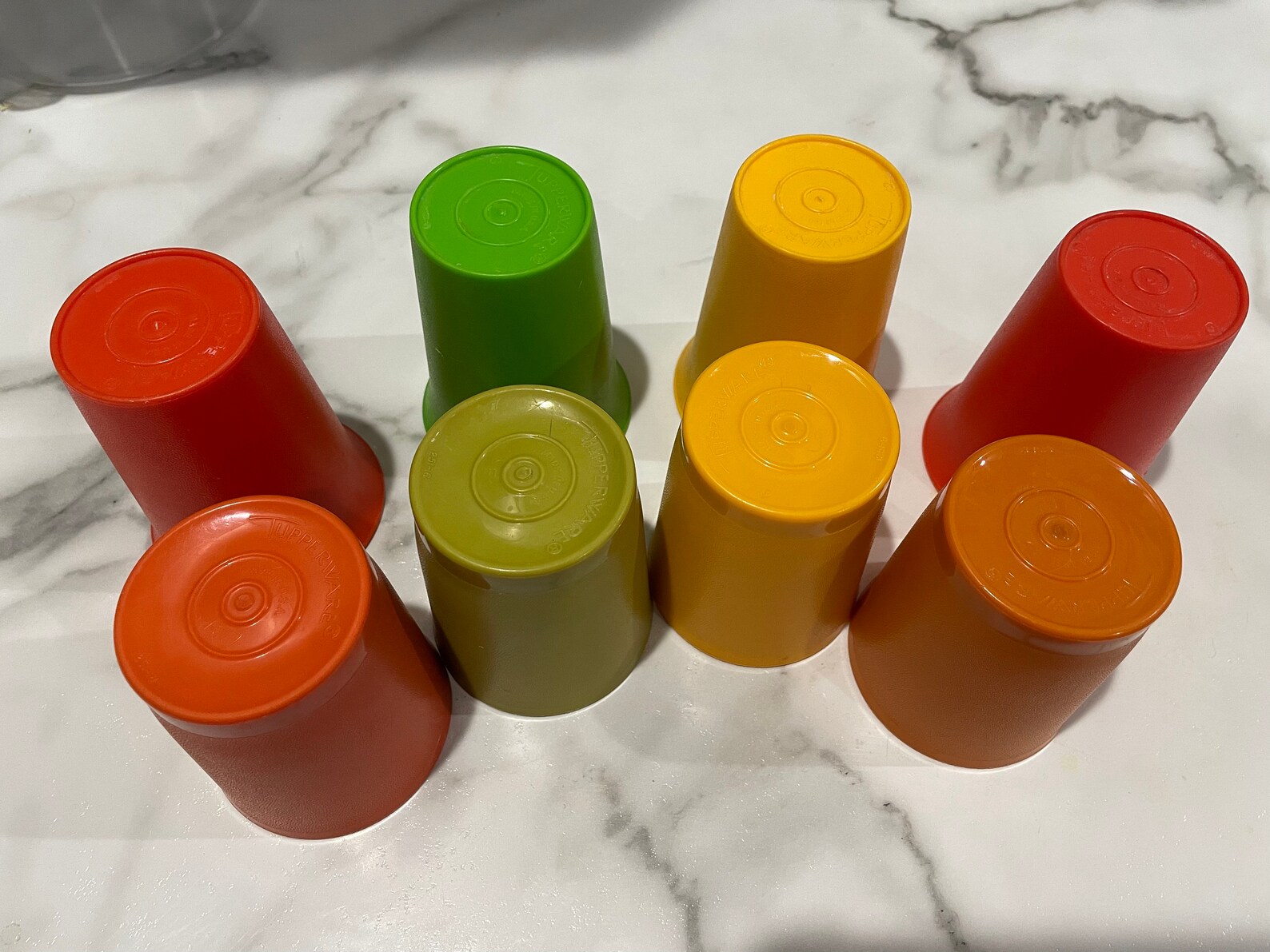 1970's Children's Tupperware Drinking Glasses Qty of 8 - Etsy