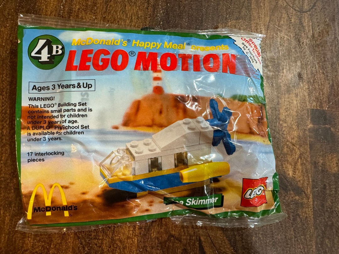 1989 Mcd Mcdonald's Lego Motion No 4B Sea Skimmer Mint in Package - Etsy