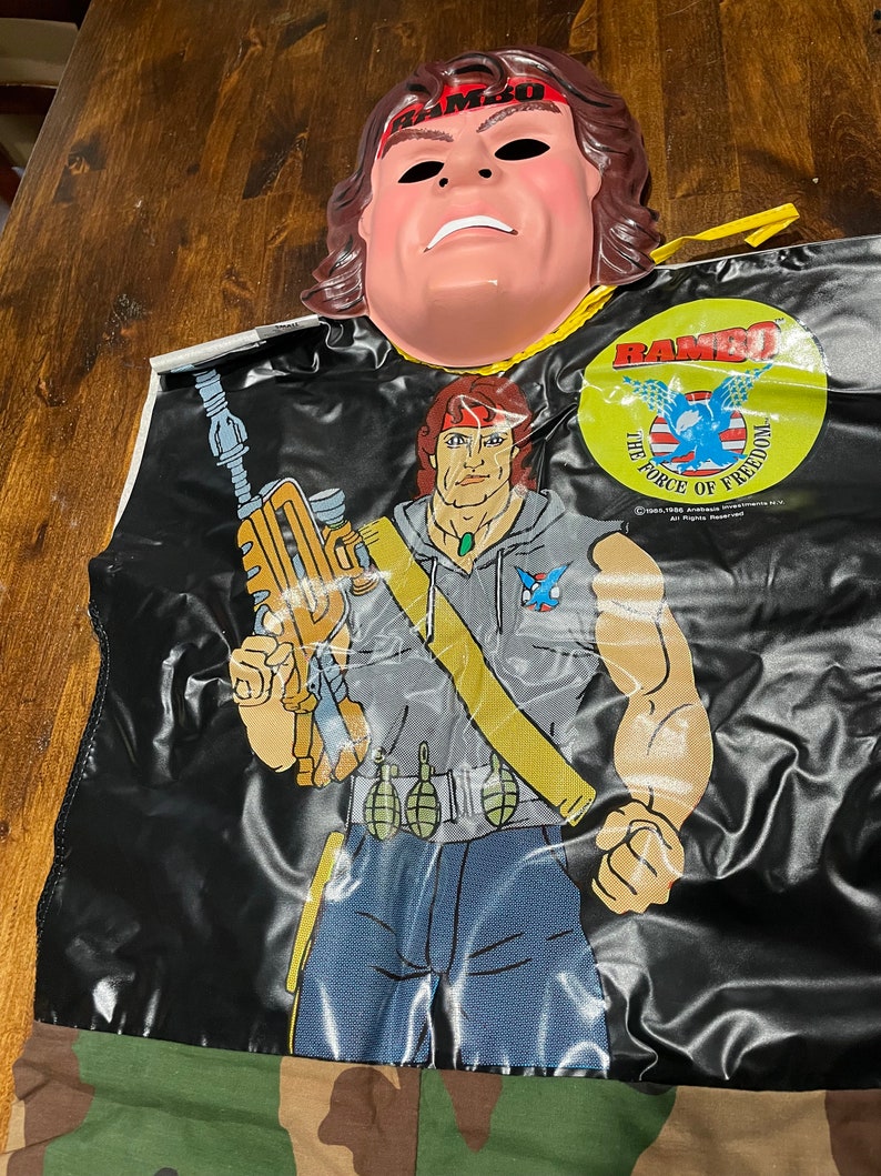 1986 Rare Collegeville Rambo Halloween Costume in Box - Etsy