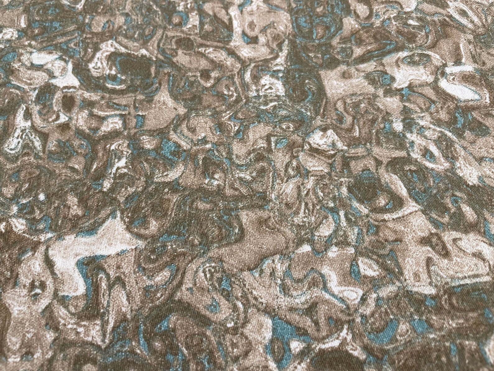 56 X 90 Inches Swirl Psychedelic Design Material - Etsy