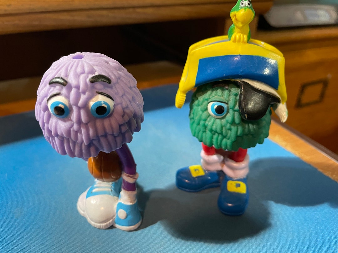1989 Qty of 2 Mcdonalds Funny Fry Friends Hoops and Matey the Pirate - Etsy