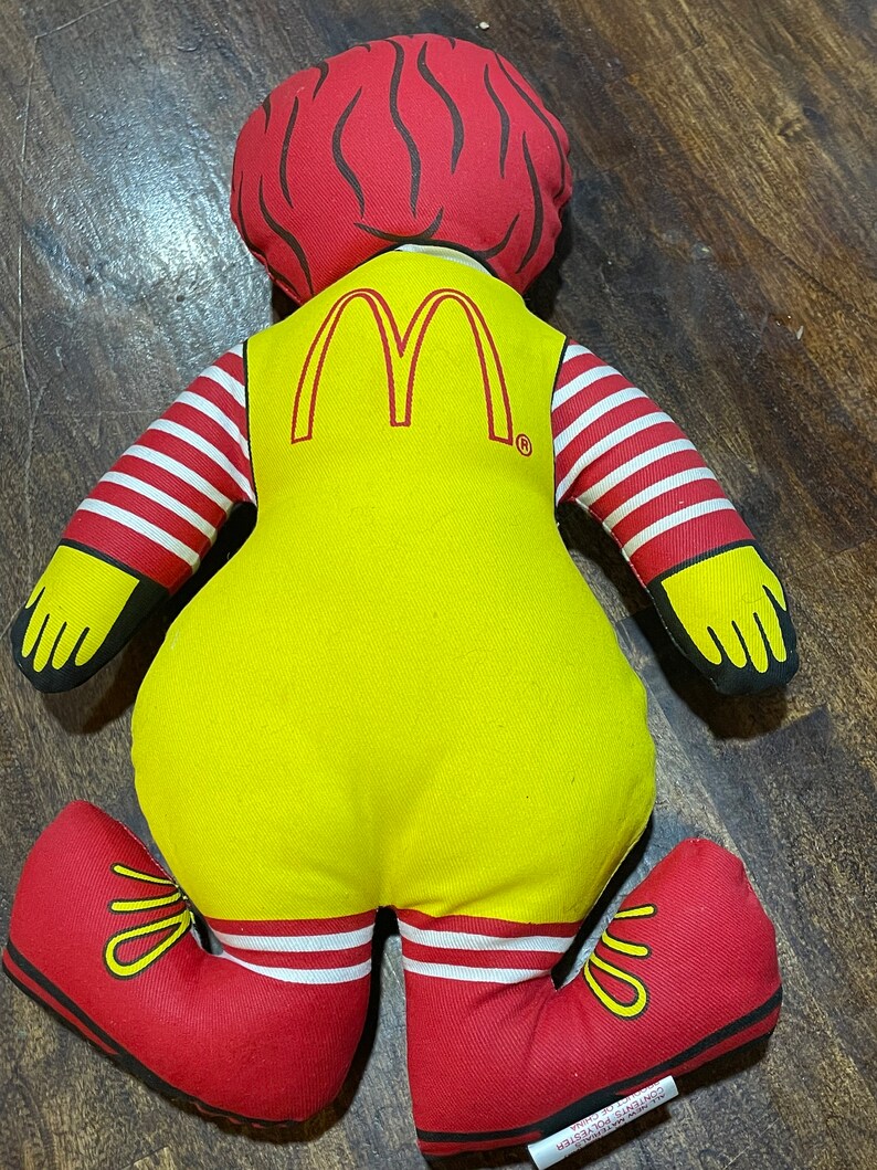 1984 Ronald Mcdonald 12 Inch Cloth Plush Doll - Etsy