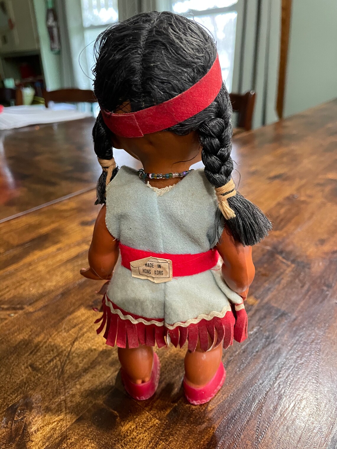 1950's 8 Inch Native American Indian Rubber Head Doll | Etsy