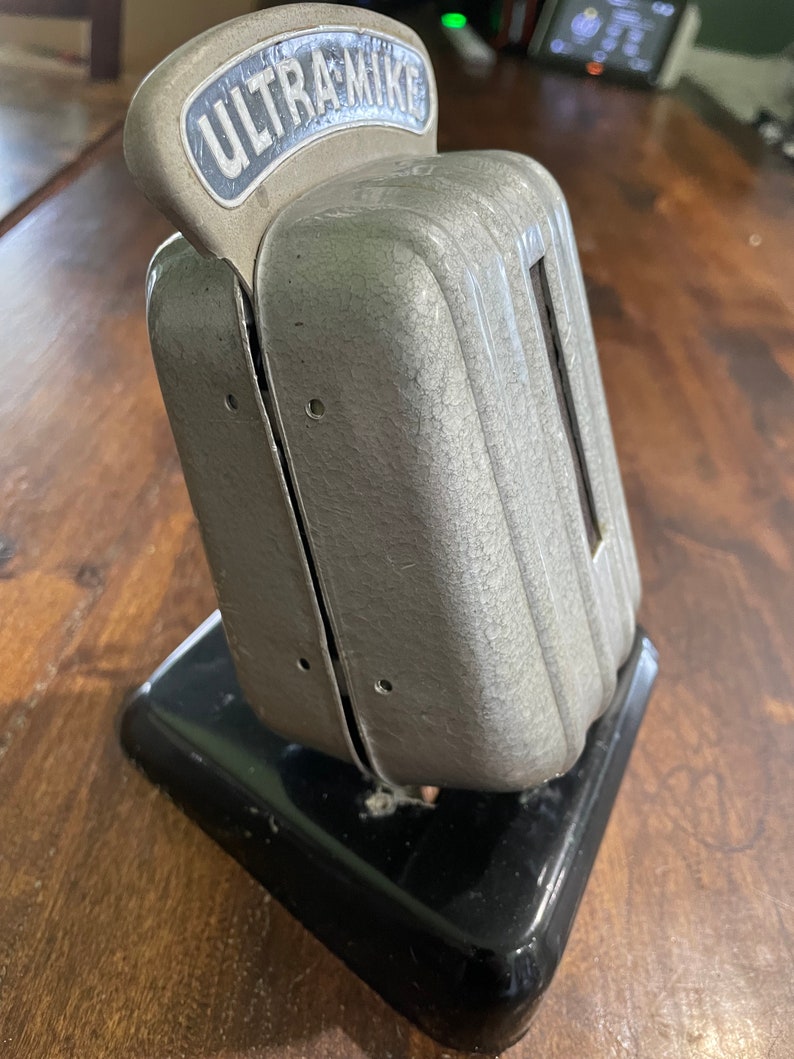 1950's Rare Ultra-mike Microphone Mercury Electronic Laboratories of ...