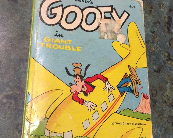Walt Disney Goofy Goofy in Giant Trouble Big Little Book 1968 - Etsy