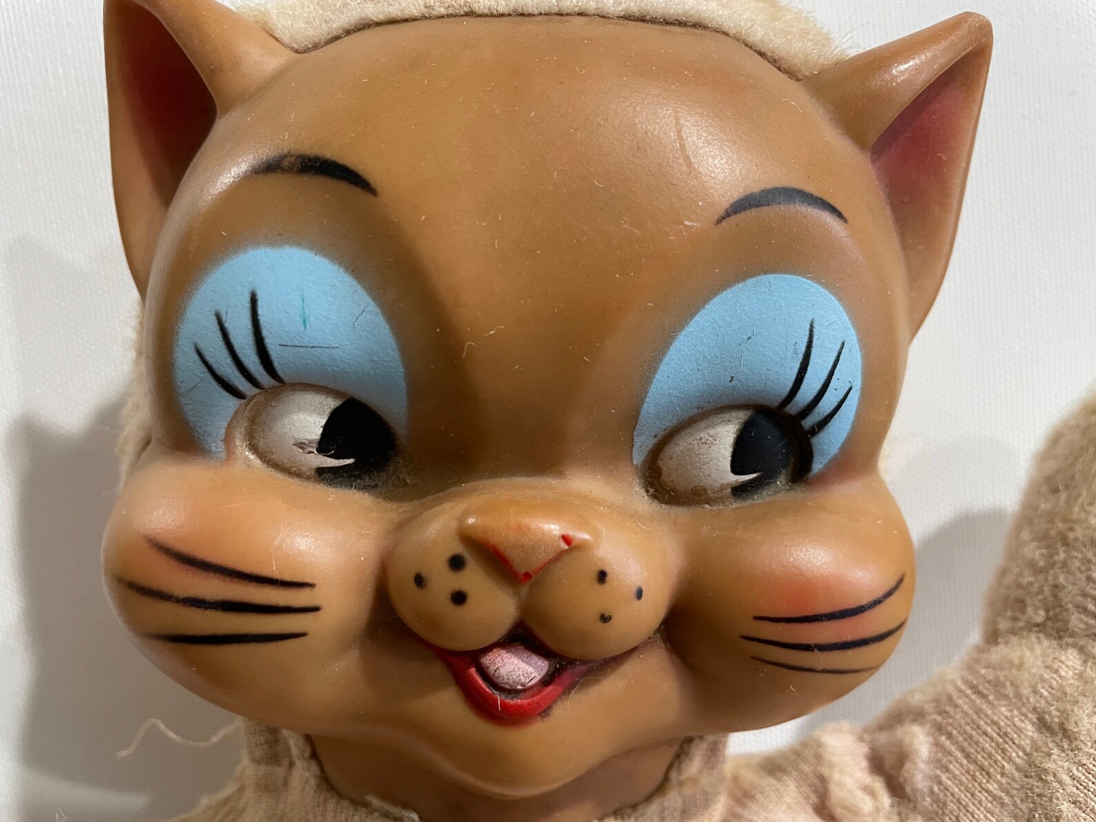 1940's Rare Knickerbocker Rubber Face Cat Animals | Etsy