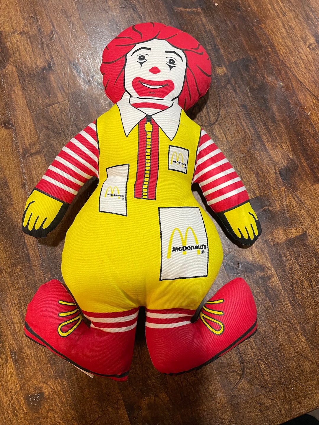 1984 Ronald Mcdonald 12 Inch Cloth Plush Doll - Etsy