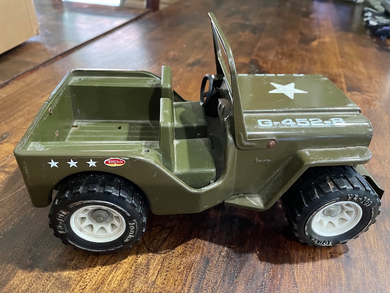 Vintage Tonka Military Jeep G-452-8 - Etsy