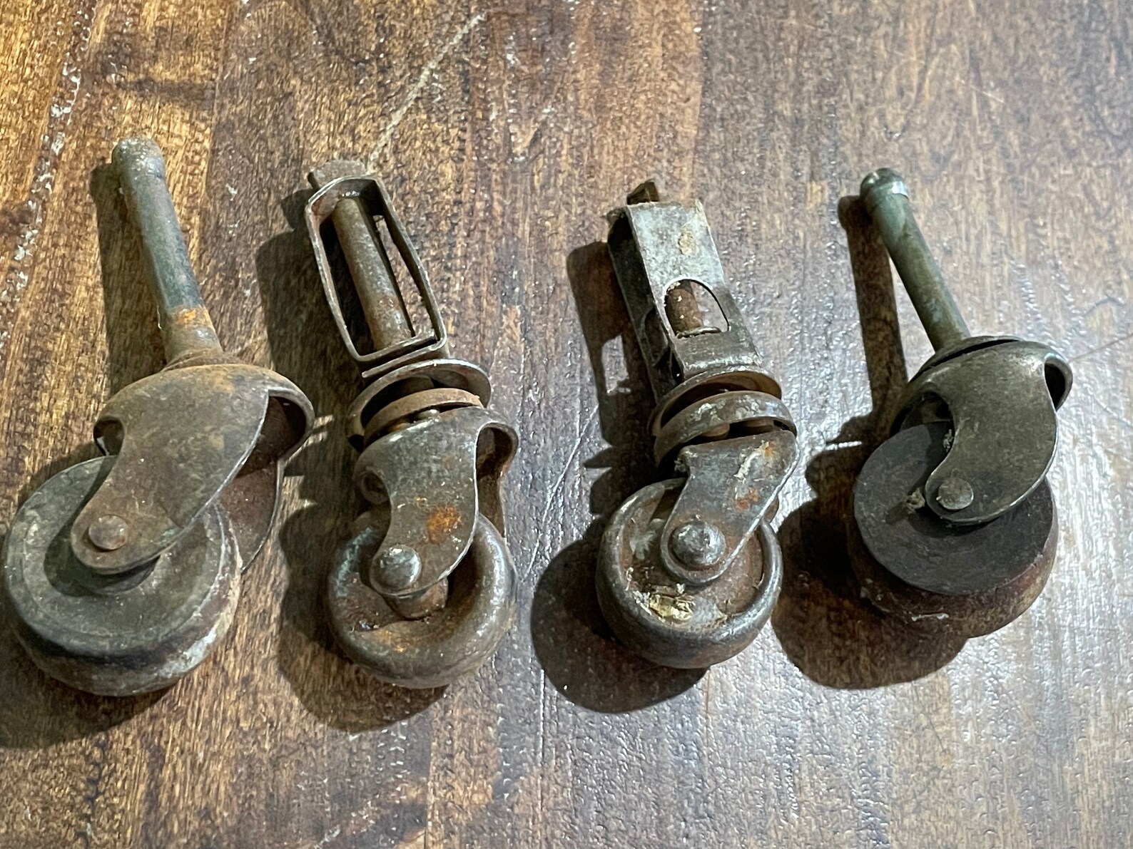 Vintage Furniture Casters Qty of 4 - Etsy