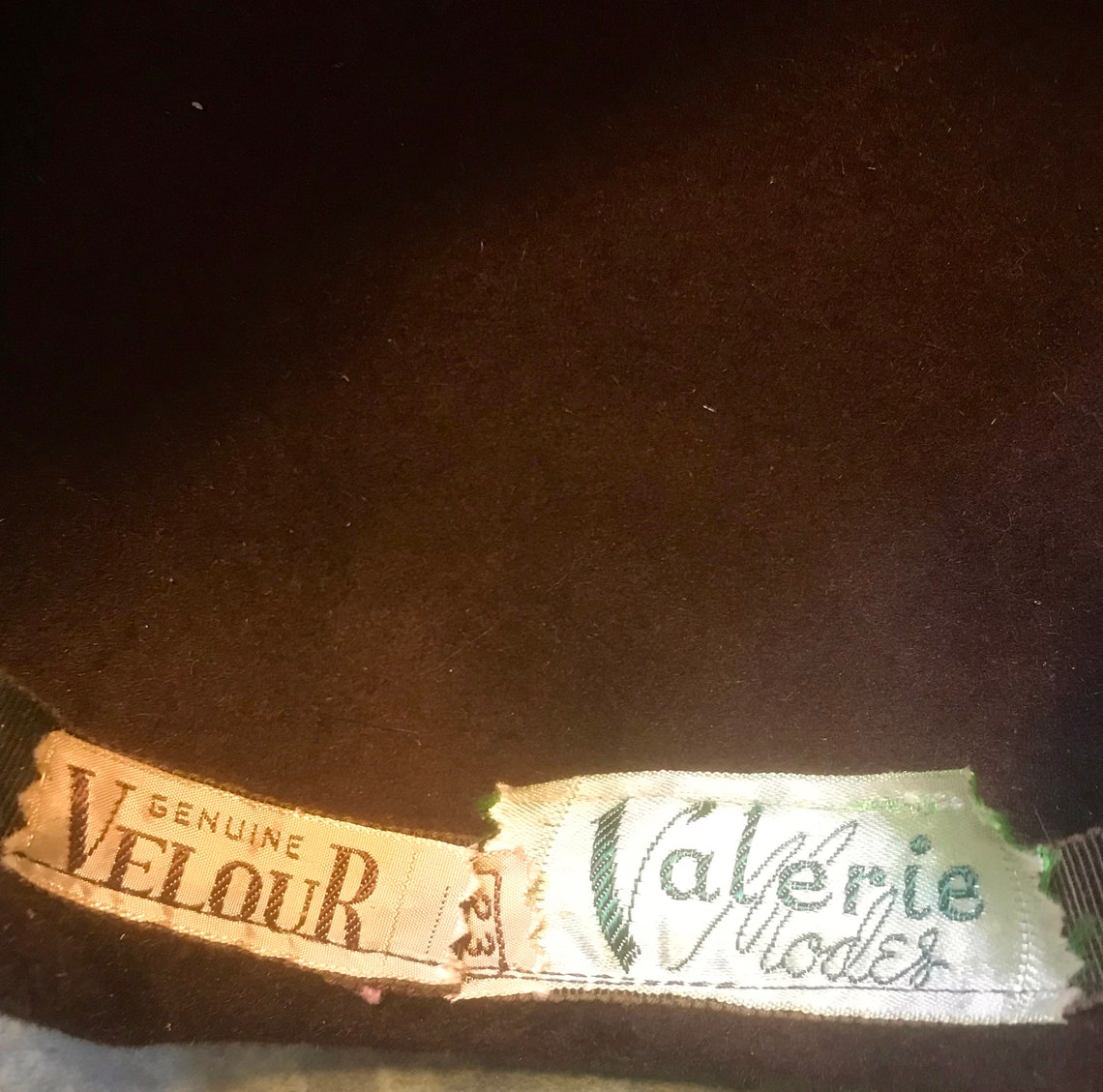 Vintage Genuine Velour Valerie Models Cocktail Hat With - Etsy