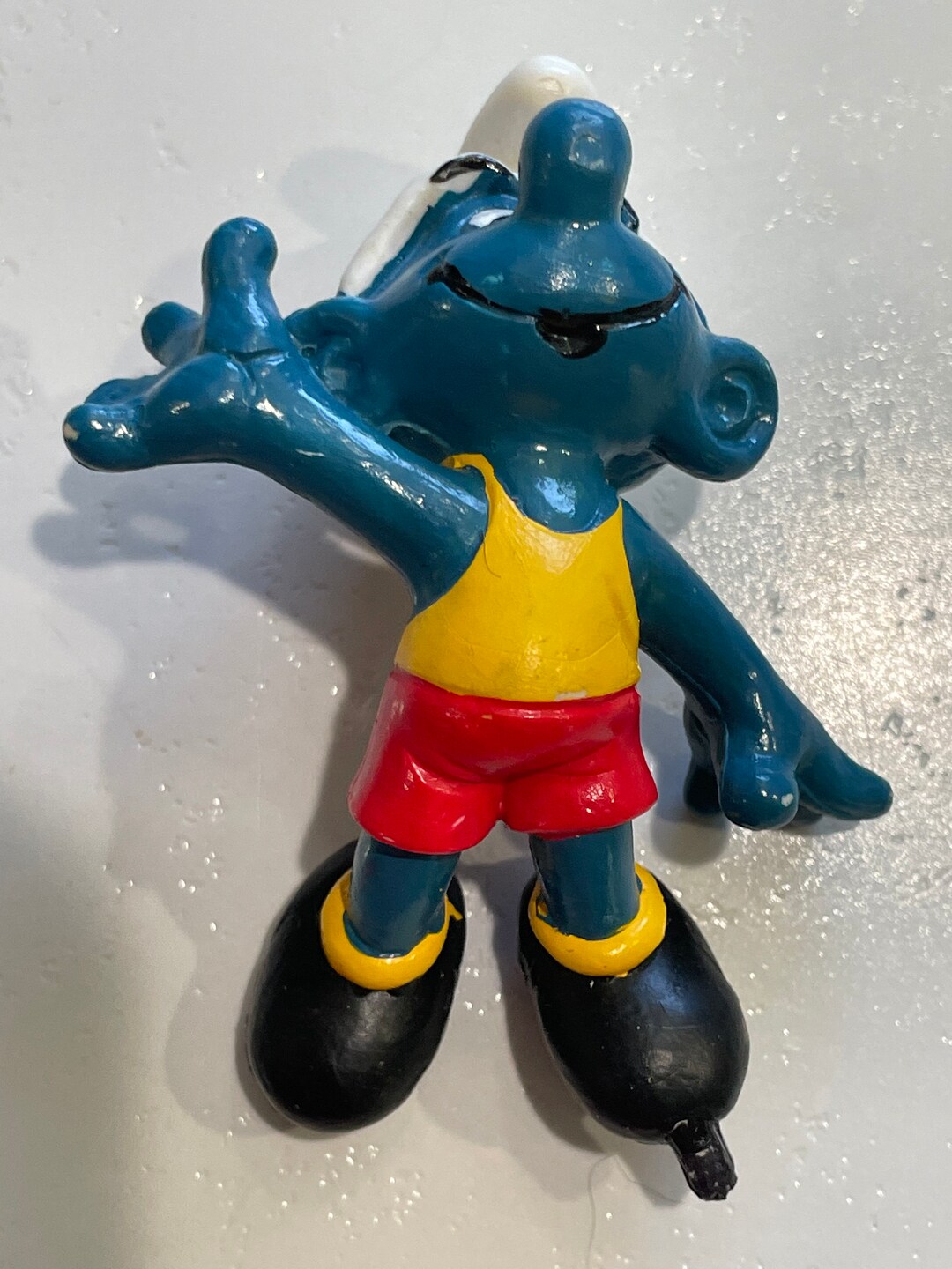 1980 Smurf Basketball Player PVC Figure - Etsy