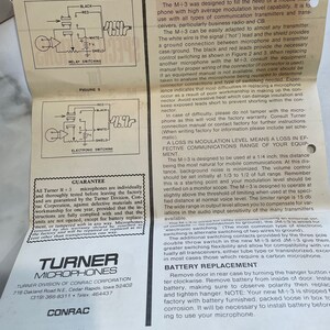 1970's Turner Handheld Microphone Model J-M +3 Ceramic IOB - Etsy