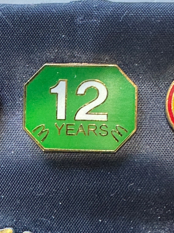 1970's Rare McDonalds 12 Years Service McDonalds Empl… - Gem