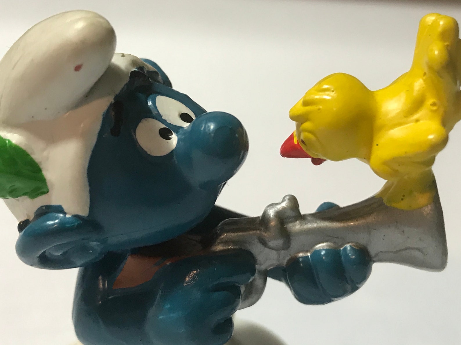 Smurf Hunter PVC Toy Figurine 1978 - Etsy