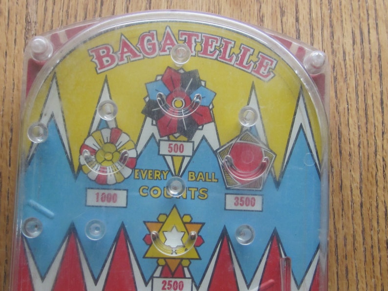 Marx Bagatelle Table Top Pinball Game 1950 Era - Etsy