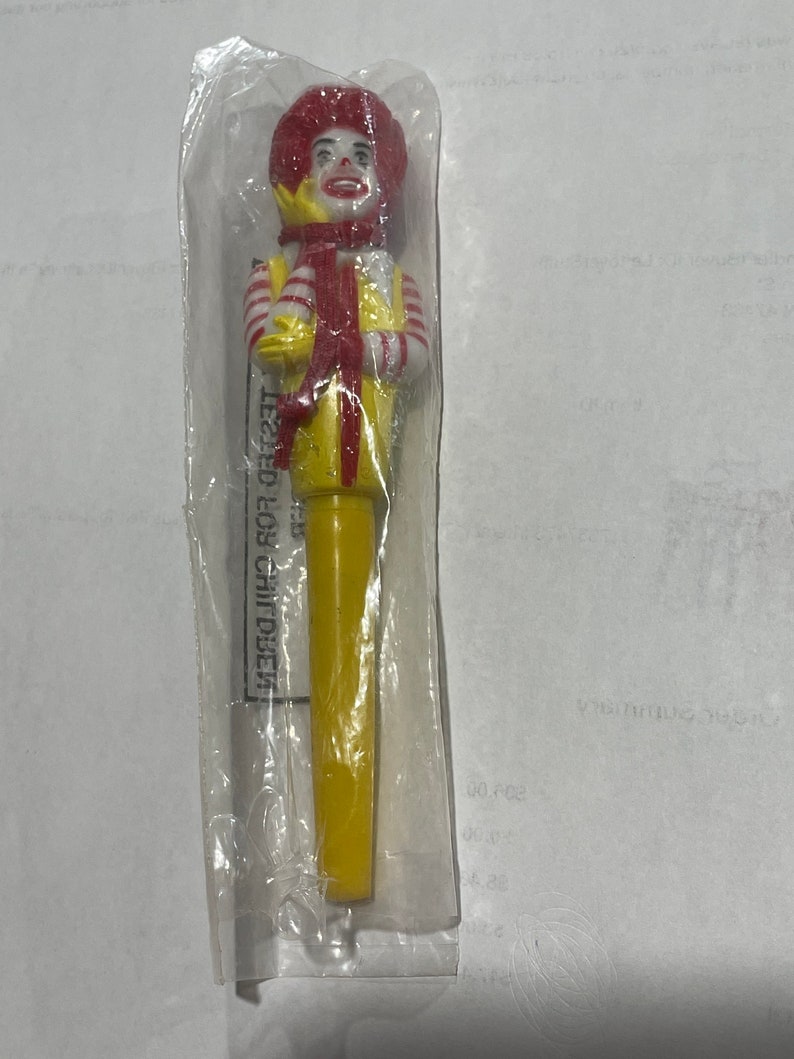 1980 Mcdonalds Ronald Mcdonald Character Ink Pen - Etsy
