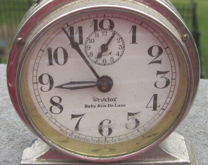 Westclox Baby Ben Alarm Clock Patent Date 1920-1925 - Etsy