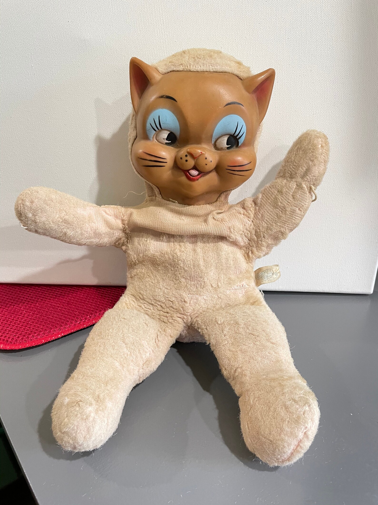 1940's Rare Knickerbocker Rubber Face Cat Animals | Etsy