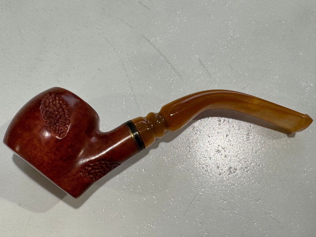 1970's No. 315 Jobey Band Pipe Bent Stem Carved "nice" - Etsy