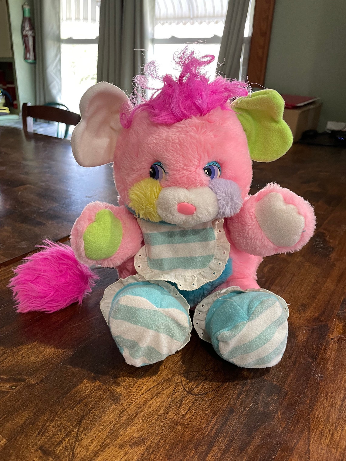 Original 1986 Cribsy Baby Pink Popple Rattle Tail - Etsy