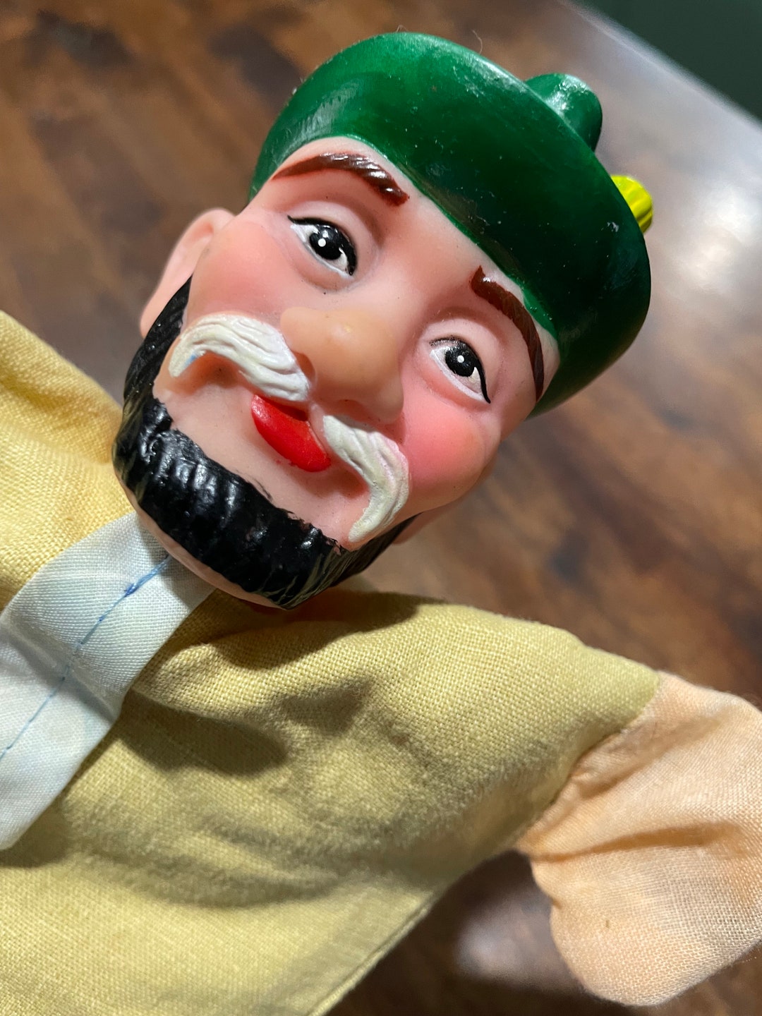 1950's Rubber Head Cloth Body Robin Hood Hand Finger Puppet - Etsy