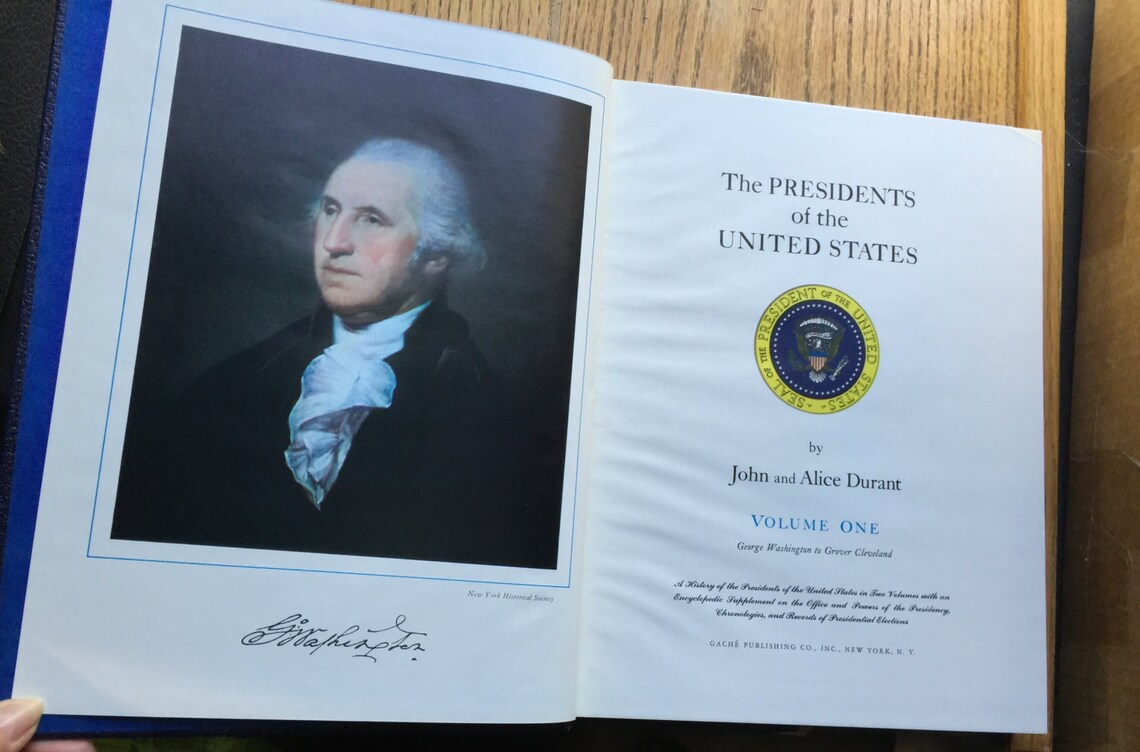 The Presidents of the United States by John & Alice Durant - Etsy