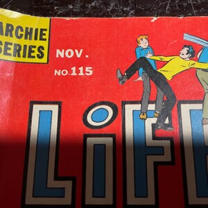 Vintage 1971 No 115 November the Life With Archie 15 Cent Comic ...