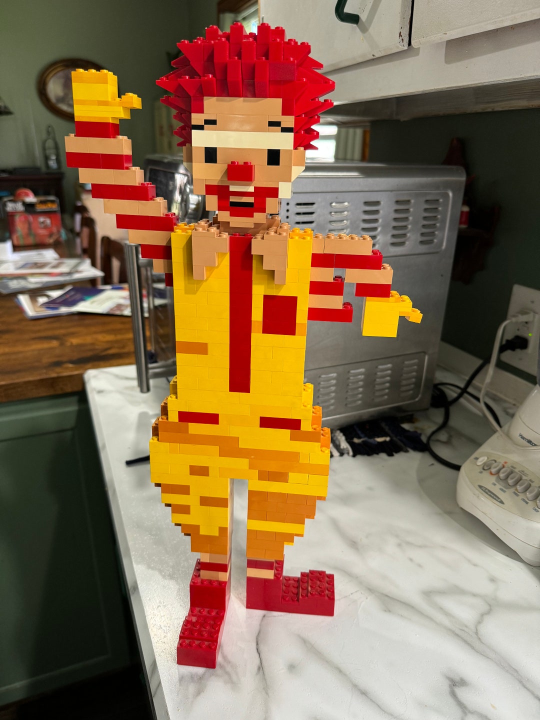 Rare HTF 1980's Mcdonalds Ronald Mcdonald 18 1/4 Inch Tall Lego Store ...