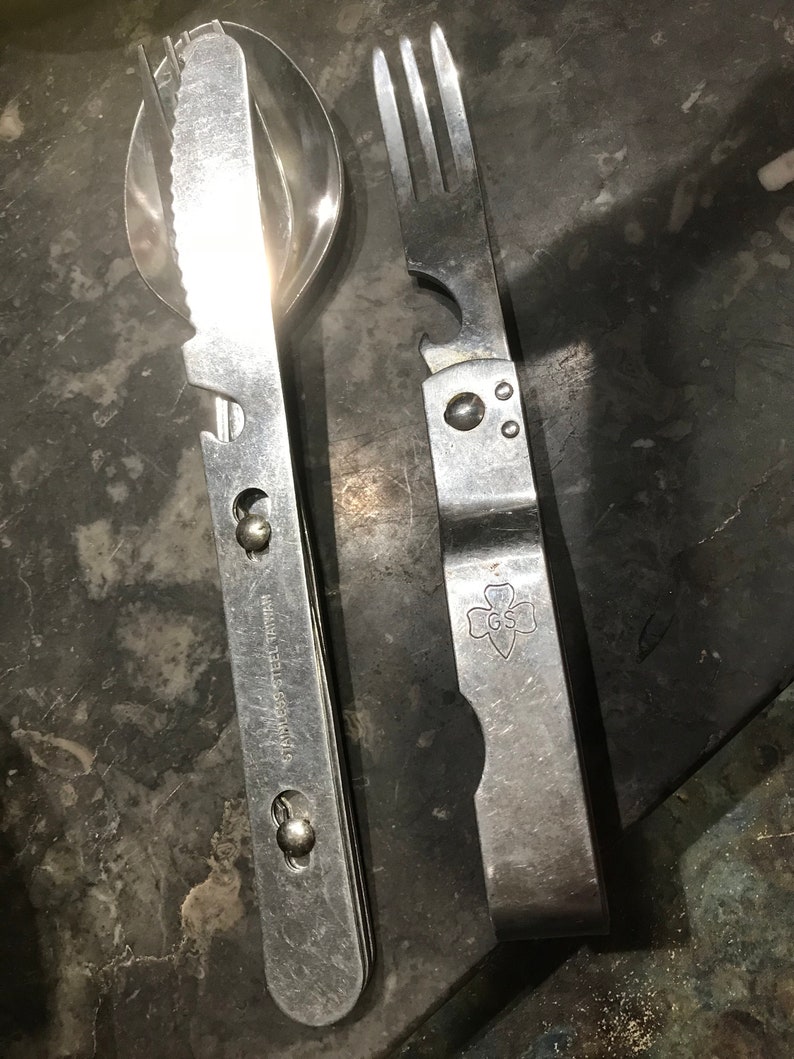 Girls Scout Mess Cooking Meal Kit With Utensils | Etsy