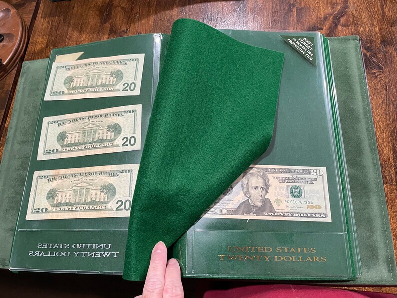 Leather Monetary Exchange Ledger in Original Box - Etsy
